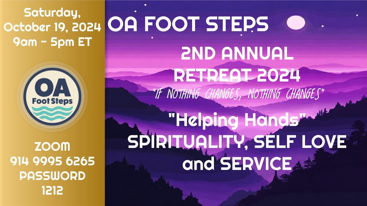 OA Foot Steps 2nd Annual Retreat – Ocean & Bay Intergroup